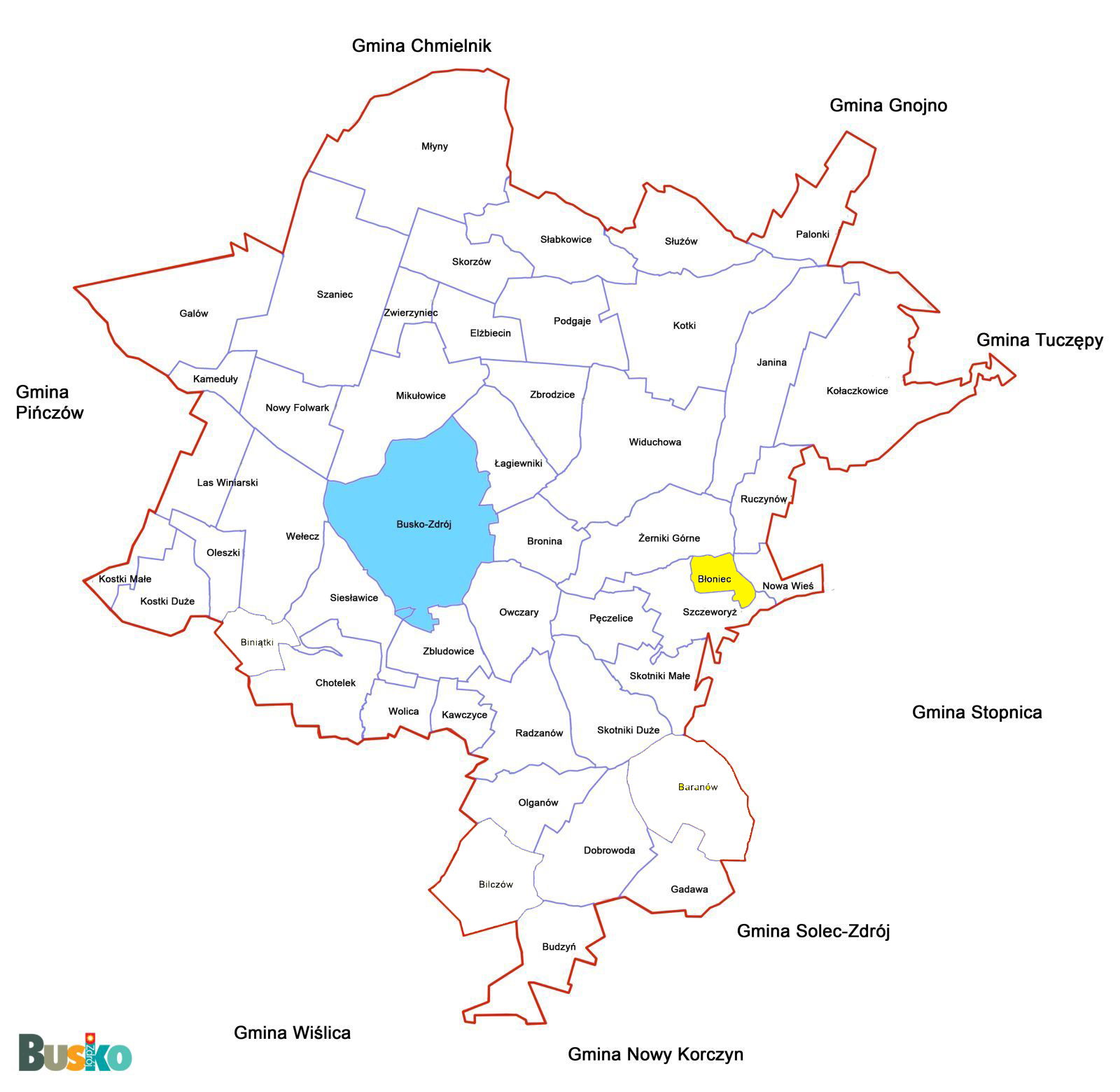 Poznaj sołectwa Gminy Busko-Zdrój: Błoniec